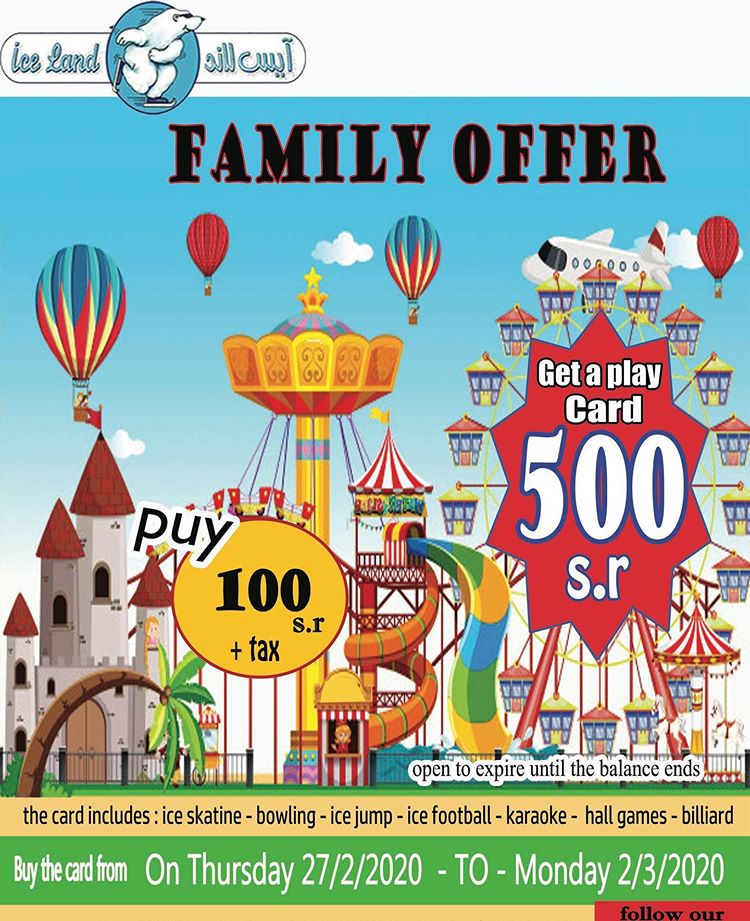 Special Offer for Families